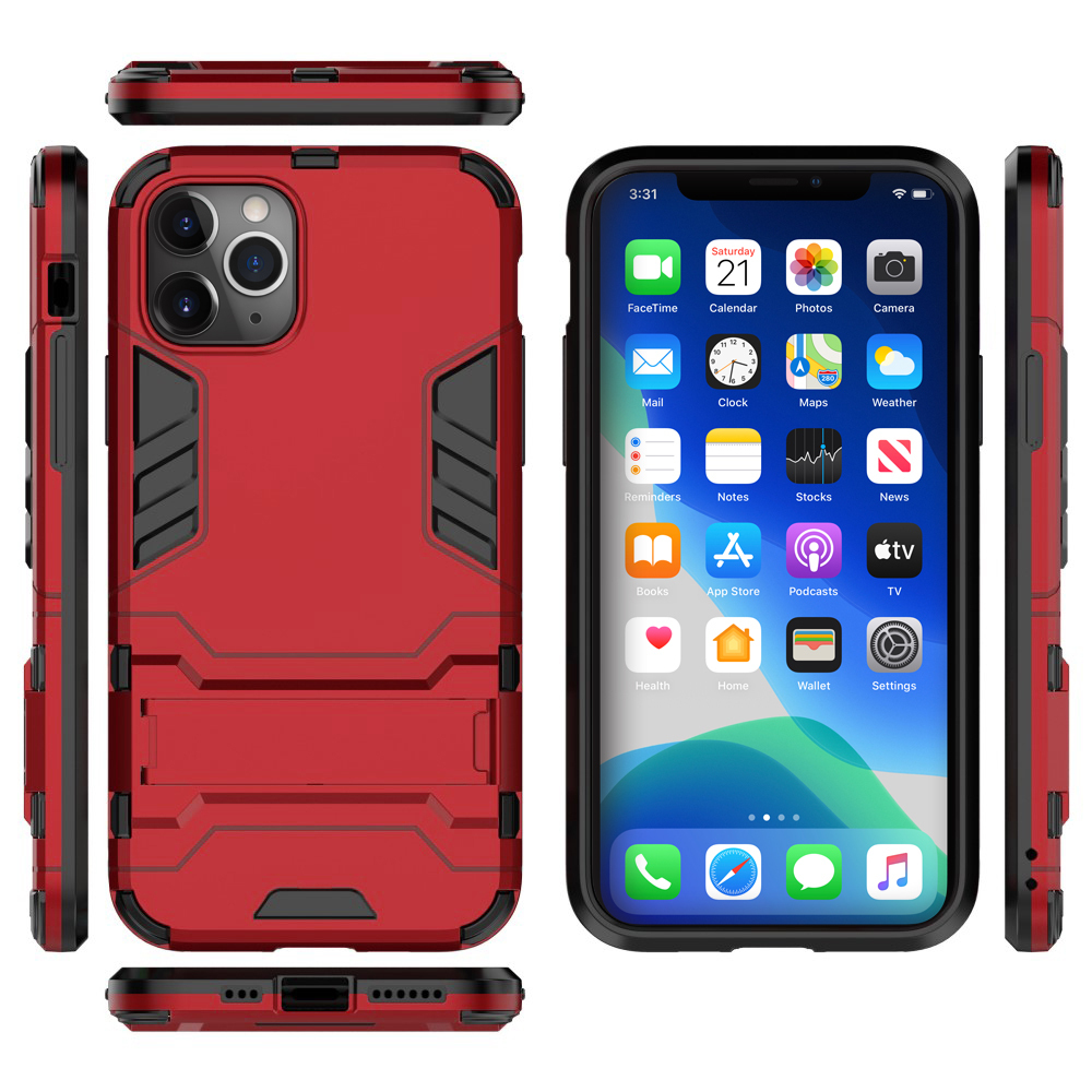 Slim Armour Shockproof Case for Apple iPhone 11 Pro Max (Red)
